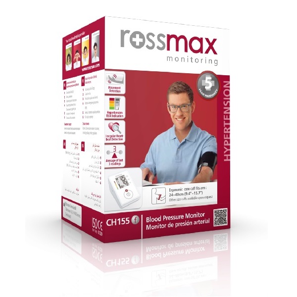 Αυτόματος Μετρητής Πίεσης (Πιεσόμετρο) Αίματος Rossmax CH155F
